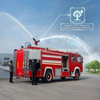 China SINOTRUK HOWO 10CBM 4x2 290HP Fire Fighting Truck with 60L/S Flow Rate and 65m Water Range for sale
