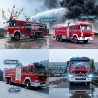 China SINOTRUK HOWO Fire Fighting Truck 15-20CBM 336HP 6×4 Drive for Emergency Response and Landscaping for sale