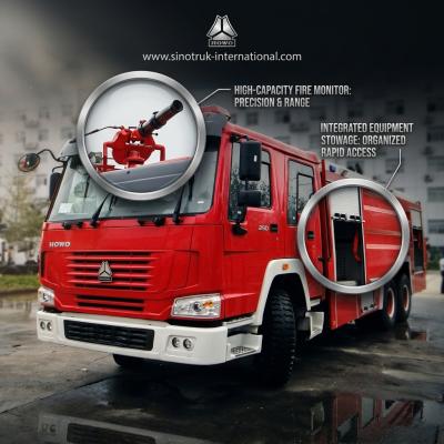 China SINOTRUK HOWO Fire Fighting Truck 15-20CBM 336HP for Fire Control and Landscaping Applications for sale