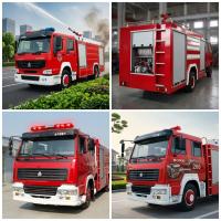 China SINOTRUK HOWO Fire Fighting Truck 8-12CBM Water Tank 266HP Engine for Fire Control and Sprinkling for sale