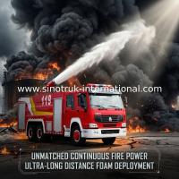 China SINOTRUK HOWO Fire Fighting Truck 20CBM 10-Wheel 336HP with 60L/S Flow Rate for Emergency Response for sale