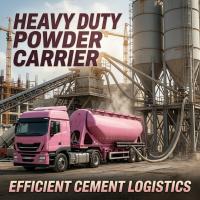 China SINOTRUK HOWO Powder Material Bulk Tank Truck 371HP 8X4 RHD 36-45CBM Capacity for sale