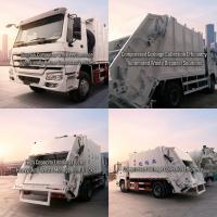 China SINOTRUK Compressed Refuse Collection Truck 15-16 CBM 290HP 4×2 Drive with 35,000kg Compression Force for sale