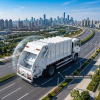 China SINOTRUK 10-12 CBM Compressed Garbage Truck 4×2 Drive 266HP Engine for Municipal Waste Collection for sale