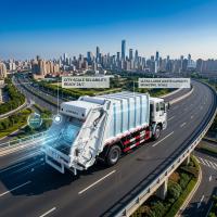 China SINOTRUK 12CBM Compactor Garbage Truck 4×2 266HP with Low Fuel Consumption for sale