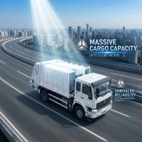 China SINOTRUK 10CBM Compressed Garbage Collection Truck 4×2 266HP with 35,000kg Compression Capacity for sale