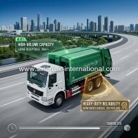 China High Efficiency Waste Collection Trucks / Garbage Dump Truck 18 - 20 Ton for sale