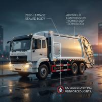 China Carriage Removable Garbage Collection Truck SINOTRUK Golden Prince 20-25CBM 6X4 for sale
