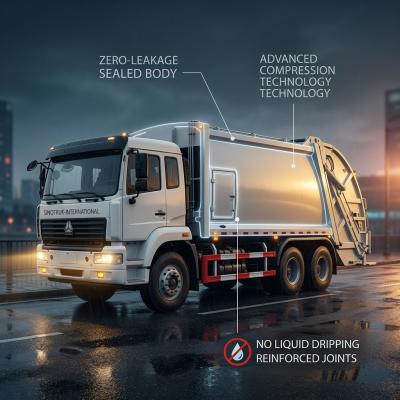 China Carriage Removable Garbage Collection Truck SINOTRUK Golden Prince 20-25CBM 6X4 for sale