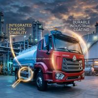 China SINOTRUK Oil Transport Hohan Truck With Manhole Cover and Breath Valve 10000L Volume for sale
