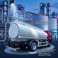 China SINOTRUK HOHAN New HOWO Oil Truck Fuel Tank 4x2 Lhd Euro2 White and Red for sale