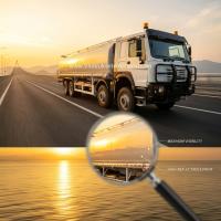 China SINOTRUK HOWO Red 371HP 8×4 12Wheels High Capacity Oil Tank Truck 30CBM for sale