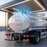 China HOWO 25CBM 6*4 Oil Tank Truck  380HP Strong Horsepower White for sale