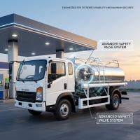China SINOTRUK HOWO 4X2 Transporting Oil Tank Truck SINOTRUK HOWO 5-6CBM for sale