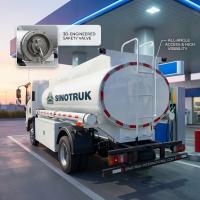 China SINOTRUK HOWO 4X2 Transporting Oil Tank Truck SINOTRUK HOWO 5-6CBM for sale