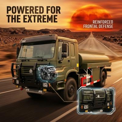 China Chassis Drive Mobile Oil Tank Truck For Fuel Delivery 266 HP - 420 HP 2 Cabin for sale