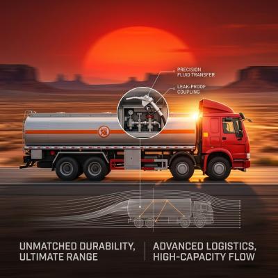 China High Performance 25-30 CBM Gasoline Tank Truck 8X4 RHD Euro2 336HP for sale
