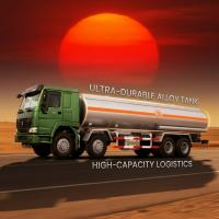 China Lubricating Oil Tank Truck 8X4 LHD Euro 2 336 HP Petroleum Tanker Trucks for sale