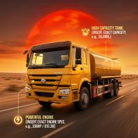 China Radial Tyre Fuel Oil Transportation Trucks 6X4 LHD Euro 2 336HP Lengthened Cab for sale