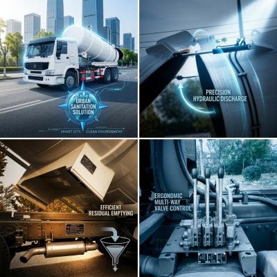 China SINOTRUK HOWO 20CBM 336HP Sewage Suction Truck with 8m Depth Vacuum Pump for sale