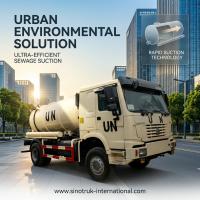 China SINOTRUK HOWO Sewage Suction Truck 8-12 CBM Capacity 266HP Engine for Municipal Sanitation for sale