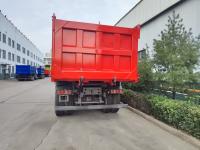 China High Efficiency 6×4 HOWO TX Tipper Truck | Red Body, 400HP Engine, 20CBM Container, 60 Tons Heavy-Duty Transport for sale