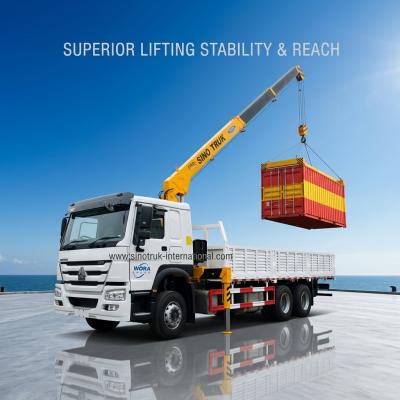 China 5-10 Ton Truck Mounted Crane with HIAB Knuckle Boom System | 12.5m Lifting Height | 4x2 LHD Configuration for sale