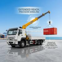 China SINOTRUK Truck Mounted Crane 12 Tons XCMG Lifting Equipment 6×4 400HP Engine for sale