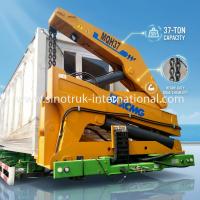 China 37-Ton Heavy Duty Truck Mounted Hydraulic Crane with 16000mm Length and 3-Axle Container Handling System for sale