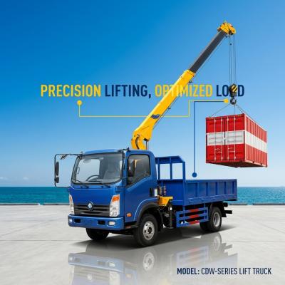 China XCMG 3.2 Ton Truck Mounted Crane 4×2 Drive Type with 9.5m Lifting Height for Pipeline Transport for sale