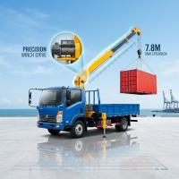 China 4X2 Euro2 Truck Mounted Hydraulic Crane 3.2 Tons XCMG For Municipal Constructional Engineering for sale