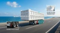 China Cargo Utility Semi Trailer Truck Storage Boxes Normal Suspension In White for sale