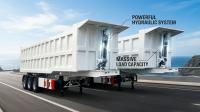 China High Speed Tipper Semi Trailer Truck For Mining And Construction 25-45 CBM for sale