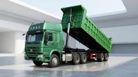 China Hydraulic Tipper Semi Trailer Truck 80 Tons 25-45CBM For Cargo Transport for sale
