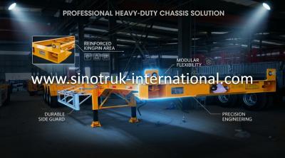 China Mechanical Equipment Hydraulic Flatbed Trailer Polyurethane Paint for sale