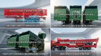 China CIMC SIONOTRUK Dropside Semi Trailer Truck 3 Axles 30-60 Tons 13-16m Heavy Duty Logistics Transport for sale
