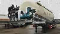 China SINOTRUK 58000L Semi Trailer Truck Bulk Cement Tank Carrier Trailer SGS Approval for sale