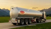 China 50 - 80 Tons Fuel Tank Truck SINOTRUK 50000 Liters Semi Trailer Dump Truck for sale