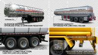 China Large Capacity Tri - Axle Diesel Tankers Semi Trailer Truck 50 - 80Tons for sale