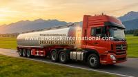 China Professional 50000 Liters Flatbed Semi Trailer Truck With Fuel Tanker for sale