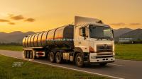 China SINOTRUK HOWO Oil Semi Trailer Truck , Diesel Tank Truck with Trailer for sale
