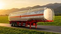 China Carbon Steel Tanker Heavy Duty Semi Trailer Truck For Storage / Carrying Oils for sale