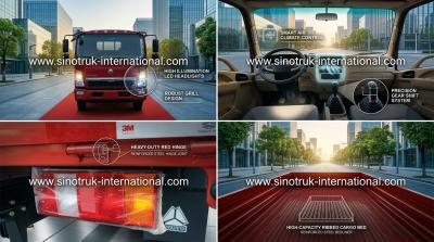 China SINOTRUK HOWO 5 Ton Light Truck ZZ1047C2813C145 with 85HP Engine and 2800mm Wheelbase for sale