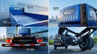 China Construction Business Light Duty Cargo Truck 8 Tons / Light Duty Vehicle for sale