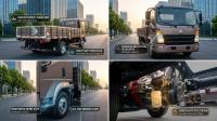 China High Attendance Light Duty Trucks With 4200*1810*400mm Cargo Body for sale