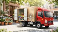 China HOWO International 12 Ton Light Duty Cargo Truck with 116HP Engine and 4200mm Cargo Body for sale