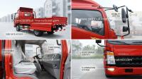 China Energy Saving Light Duty Trucks SINOTRUK HOWO LHD 116HP ZZ1127D3615C1 for sale
