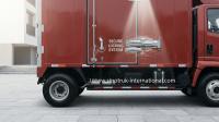 China 16 Tons Loading Capacity Light Duty Trucks , 3800 Wheel Base Van Truck for sale