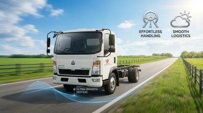 China Euro 2 International Light Duty Trucks 12 Tons Light Duty Cargo Truck 95 km / h for sale