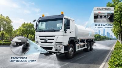 China White 30CBM Water Tanker (6×4, 380HP, Left-Hand Drive): Key Advantages for Fluid Transport for sale